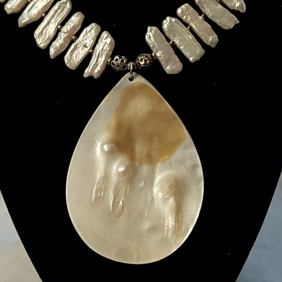 Handcrafted | Jewelry | Biwa Pearl Necklace | Poshmark